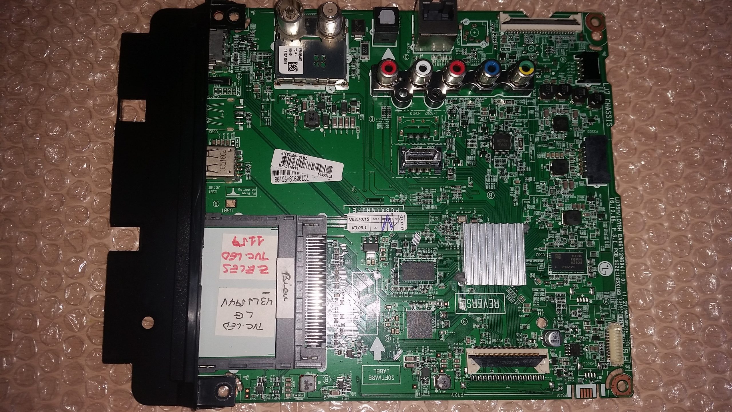 main board tv lg 43lj594v-za eax67129604(1.0) ebt64493108