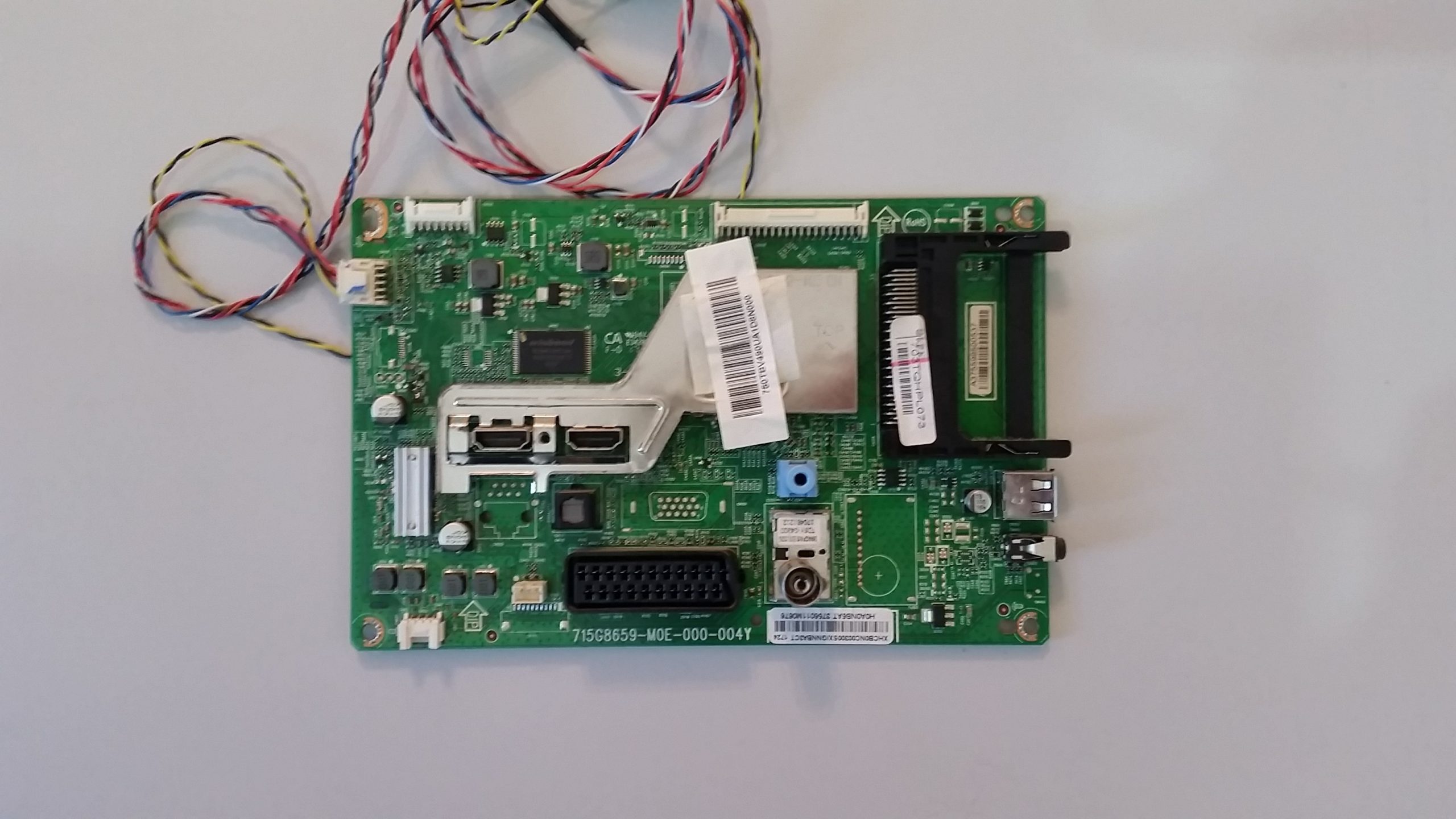 main board tv philips 49pft4132/12 panel tpt490h2-duyha.g ref 715g8659 ...