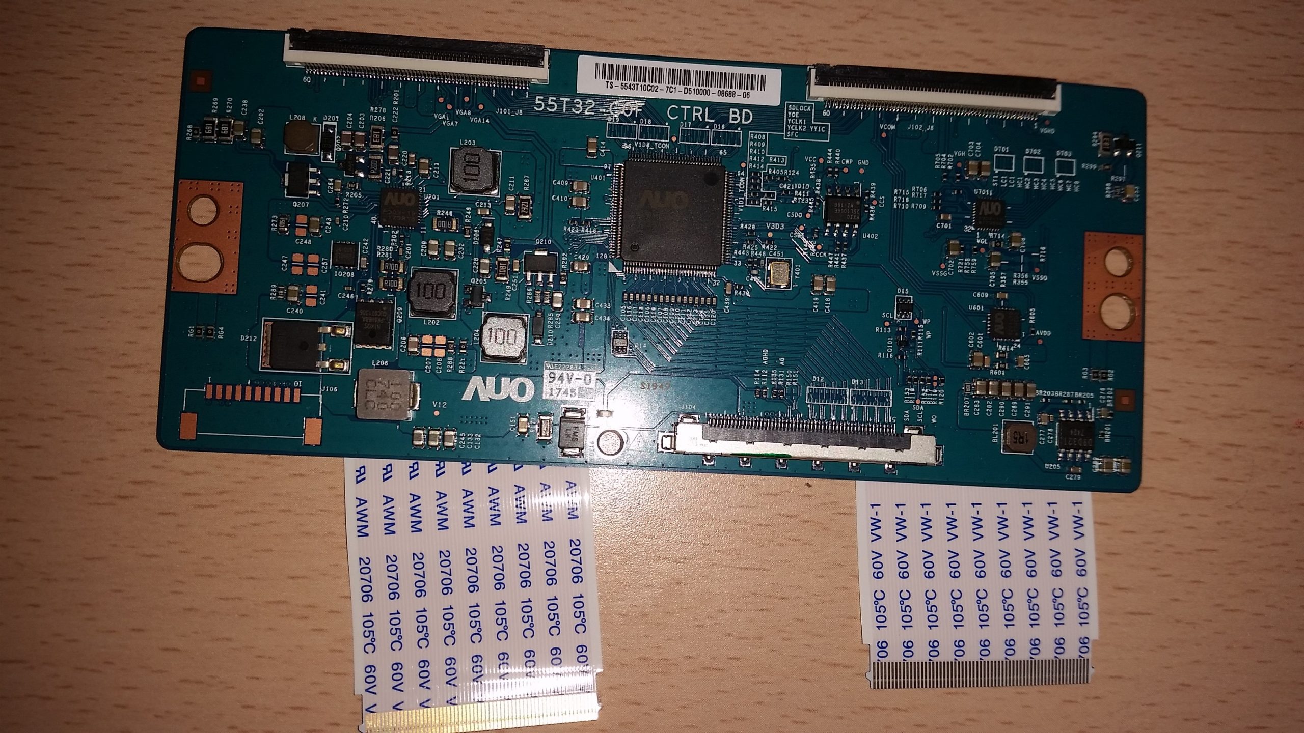 tcon tv hisense h43n5300 55t32-c0f ts-5543t10c02-7c1-d510000-08688-06 ...